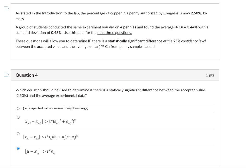Solved As stated in the Introduction to the lab, the | Chegg.com