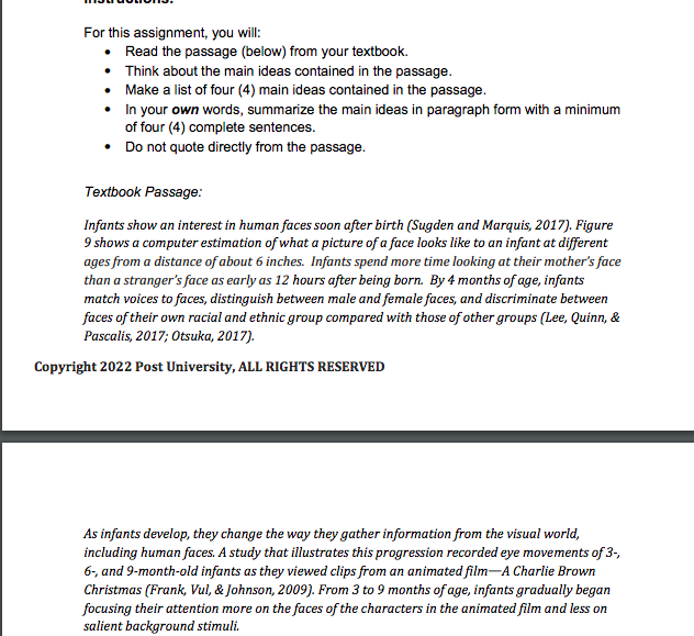 Solved For this assignment, you will: - Read the passage | Chegg.com