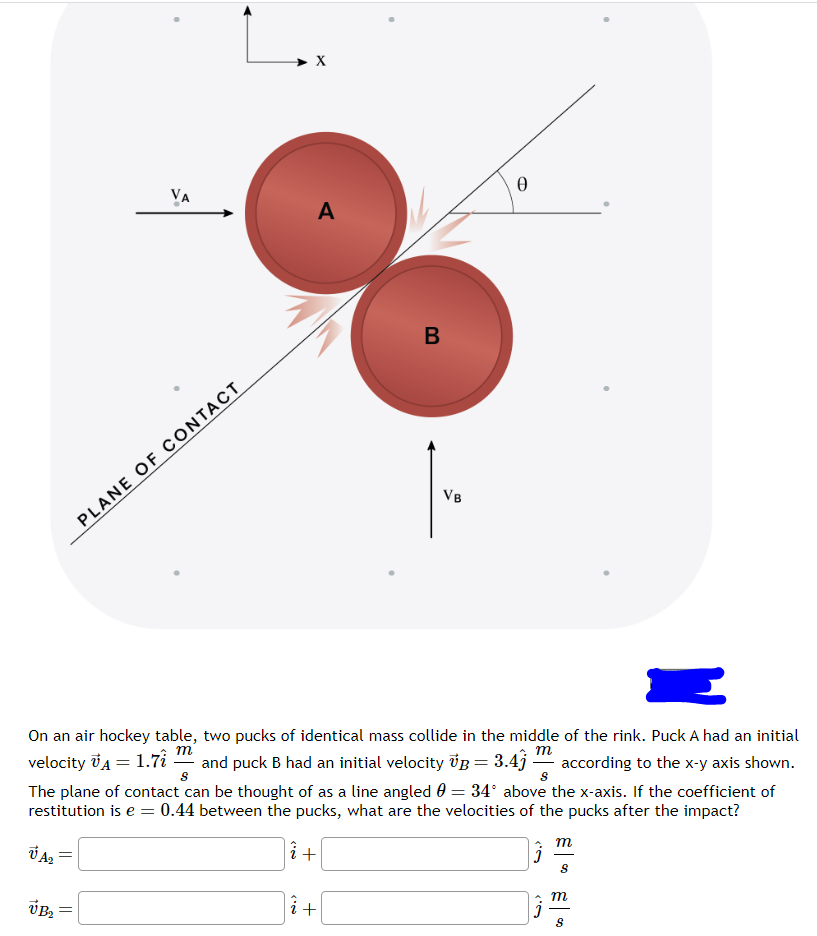 Two Identical Pucks Collide On An Air Hockey Table at Wilfred Mccarty blog