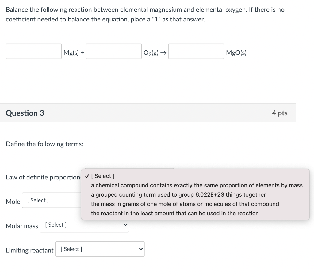 Solved Balance the following reaction between elemental | Chegg.com