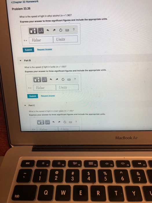 Solved Chapter 23 Homework Problem 23.26 What is the speed | Chegg.com