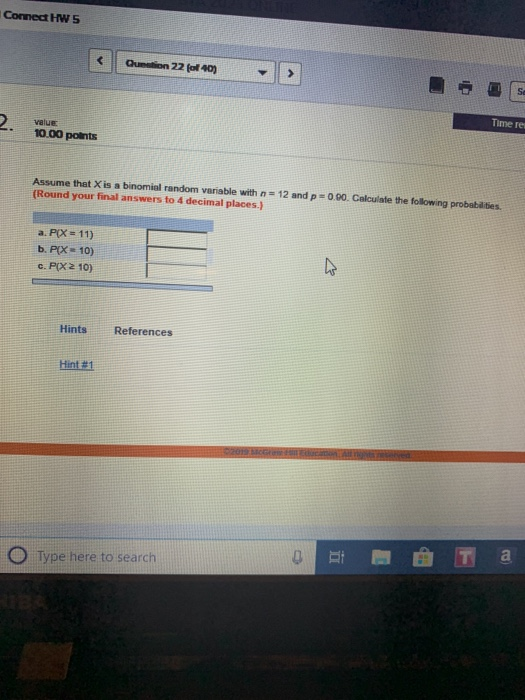 Solved Connect HWS Time re 2. 10.00 ponts Assume that X is a | Chegg.com