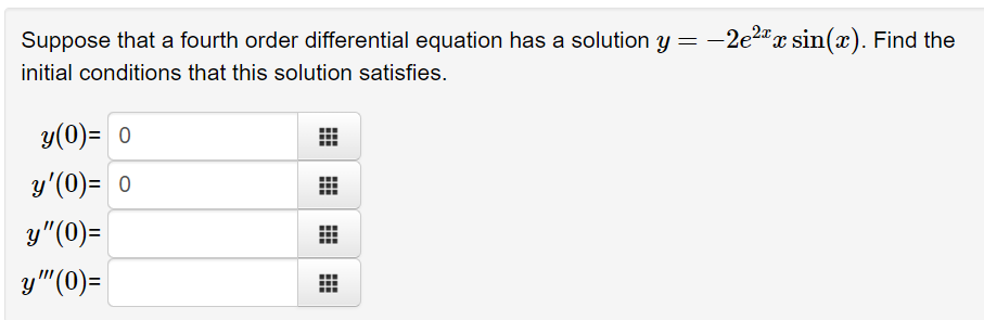 Solved Suppose that a fourth order differential equation has | Chegg.com