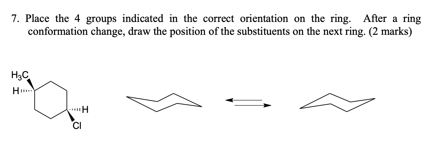 Solved 7. Place the 4 groups indicated in the correct | Chegg.com