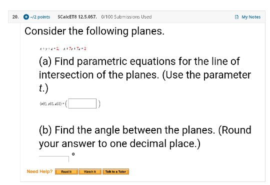 Solved 20. -12 points CalcETS 12.5.057.0/100 Submissions | Chegg.com Solved 20. -12 points CalcETS 12.5.057.0/100 Submissions | Chegg.com