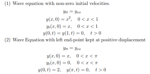 Solved In all of the problems below recognize the | Chegg.com