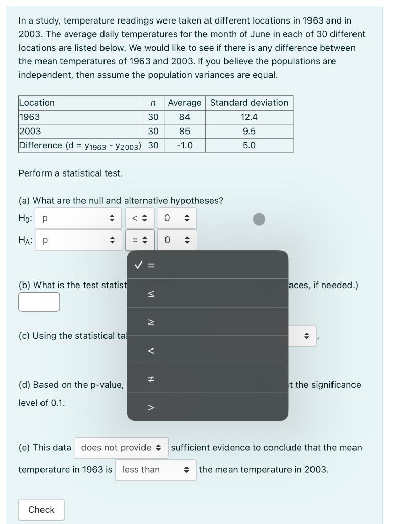 Solved In a study, temperature readings were taken at | Chegg.com