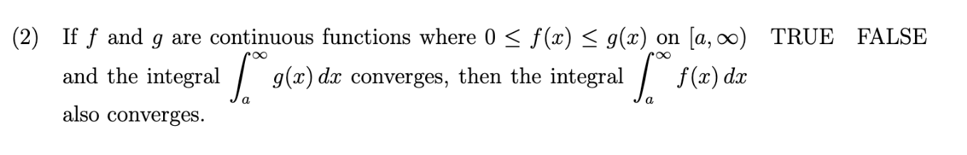 Solved 2) If f and g are continuous functions where | Chegg.com