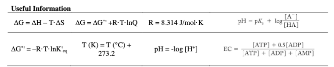 Solved BIochemistry 1 Please be clear on how to solve this. | Chegg.com