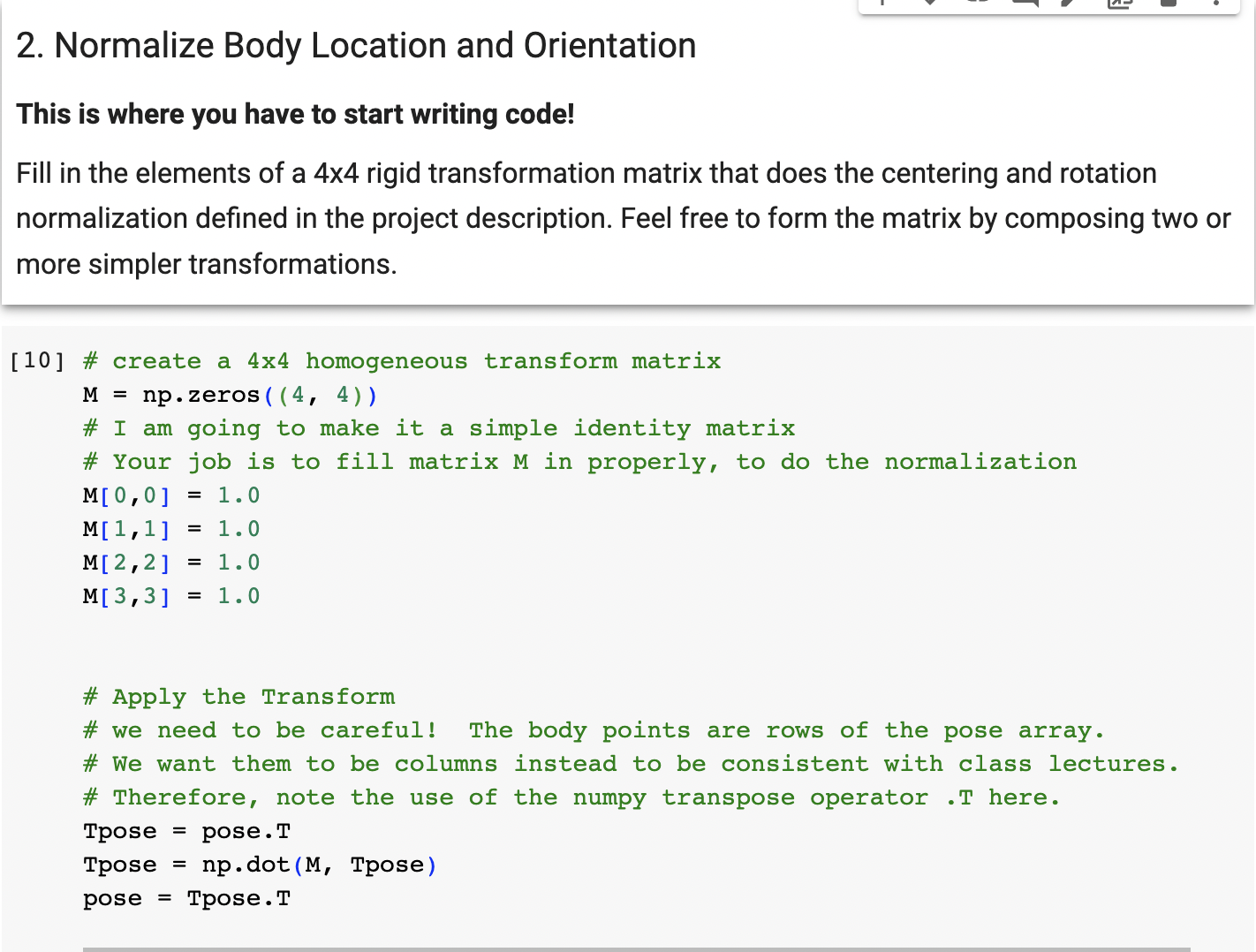 Solved Centering and Rotating to Normalize the Joint Data | Chegg.com