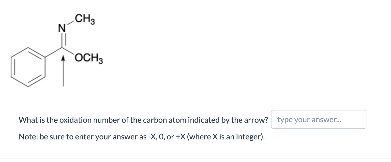 Solved CH3 OCH3 What is the oxidation number of the carbon | Chegg.com