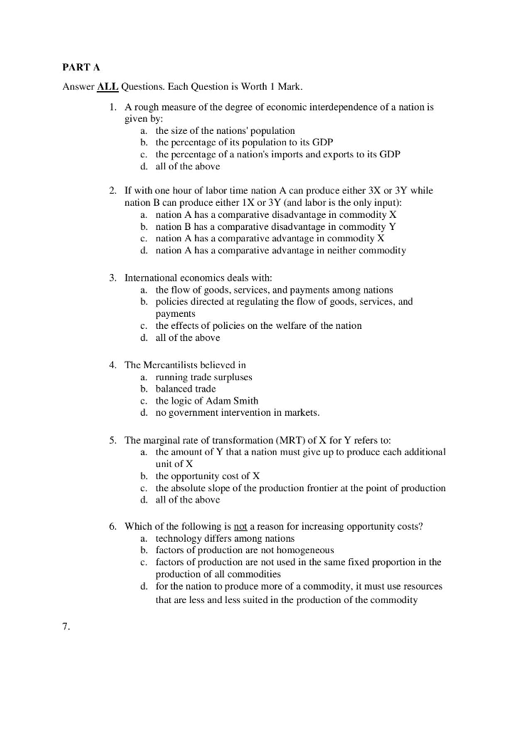 Solved Part C 20 Points For Each