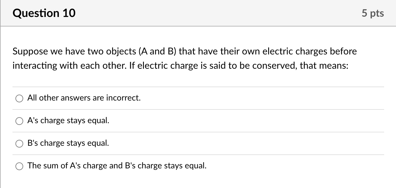 Solved Suppose we have two objects ( A and B ) that have | Chegg.com