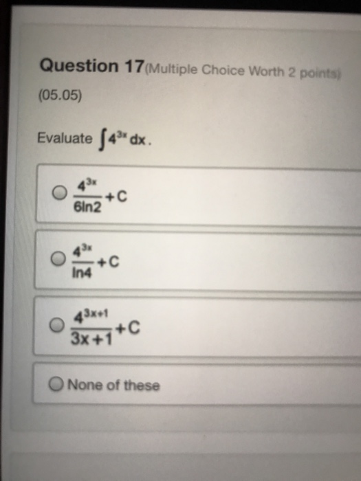 Solved Question 15(Multiple Choice Worth 2 points) (07.01) | Chegg.com