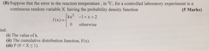 Solved (B) Suppose that the error in the reaction | Chegg.com