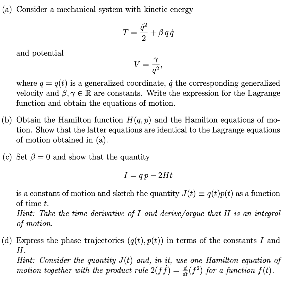 Solved please write down the derivation step by step, I need | Chegg.com