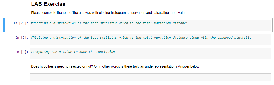 Solved LAB Exercise Please complete the rest of the analysis | Chegg.com