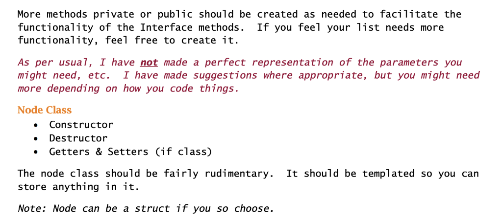 "I like trains" - Linked Lists You wil1 create a | Chegg.com