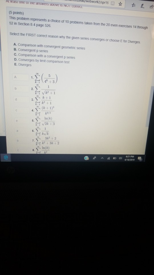 Solved (5 points) This problem represents a choice of 10 | Chegg.com