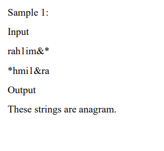 Solved Python-Write a program that receives two strings and | Chegg.com