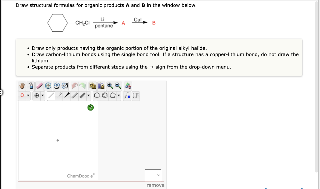 Solved Draw structural formulas for organic products A and B | Chegg.com