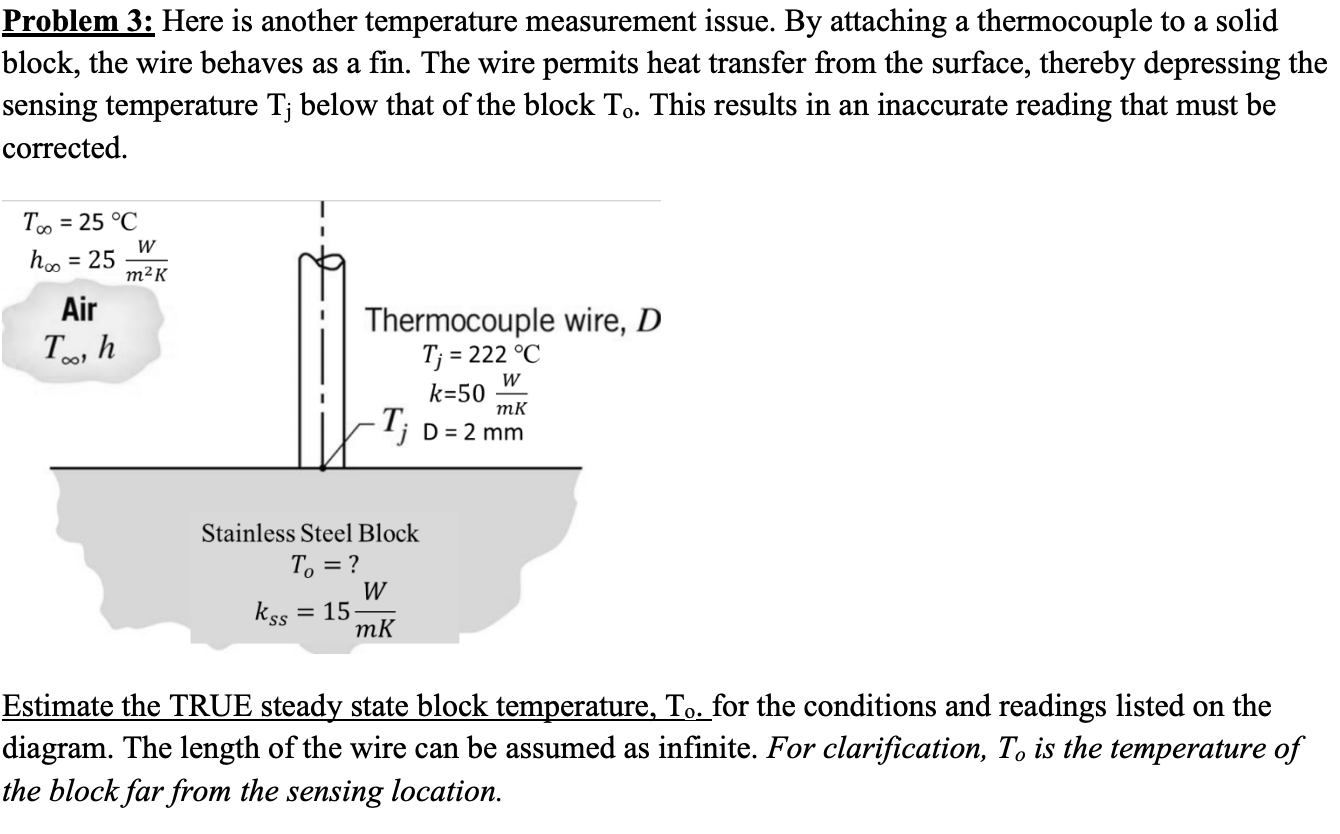 Solved Problem 3: Here is another temperature measurement | Chegg.com