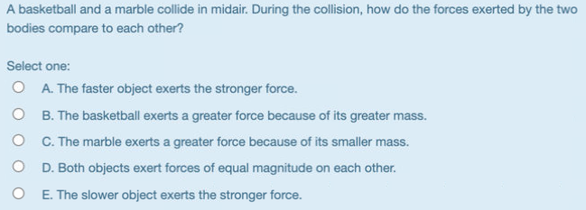 Solved A basketball and a marble collide in midair. During | Chegg.com