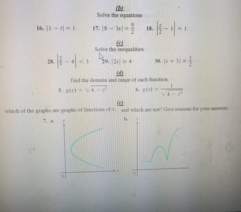Solved (b) Solve the equations 16. - = 1 17.13 - 31 = 1 (0) | Chegg.com