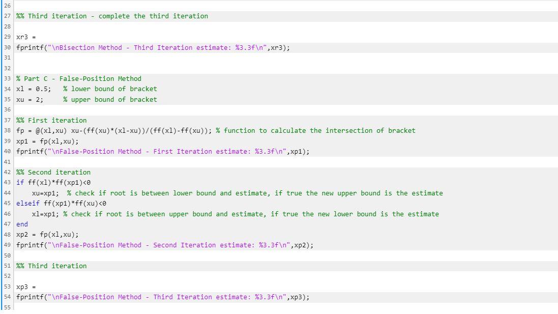 Solved Finding a Root: Graphically, Bisection, | Chegg.com