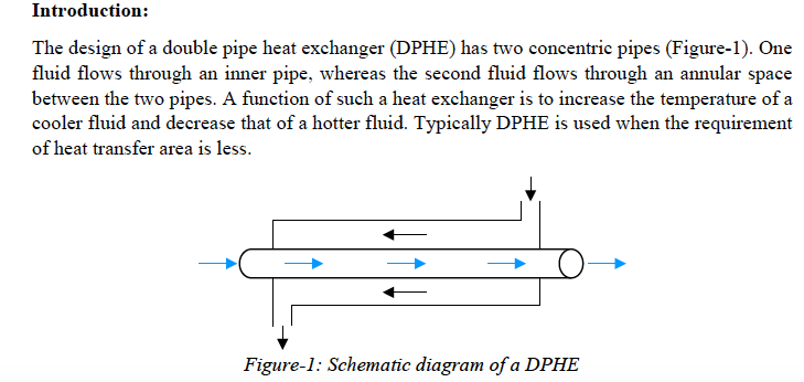 Solved Consider a DPHE with a counter current laminar flow | Chegg.com