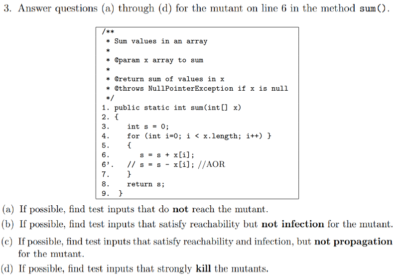 Solved 3. Answer questions (a) through (d) for the mutant on | Chegg.com
