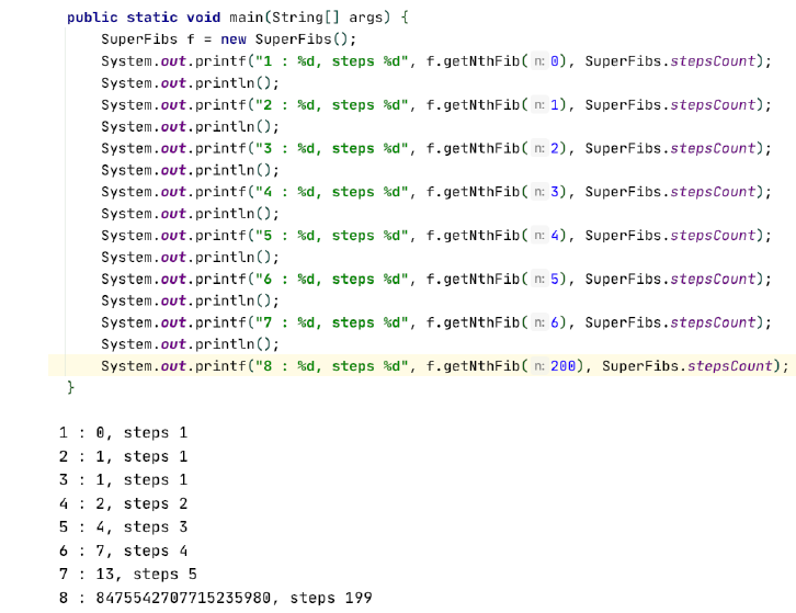 Solved JAVA Declare new class SuperFibs "Super Fibonacci" | Chegg.com
