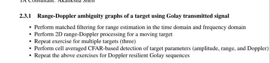 2 3 1 Range Doppler Ambiguity Graphs Of A Target