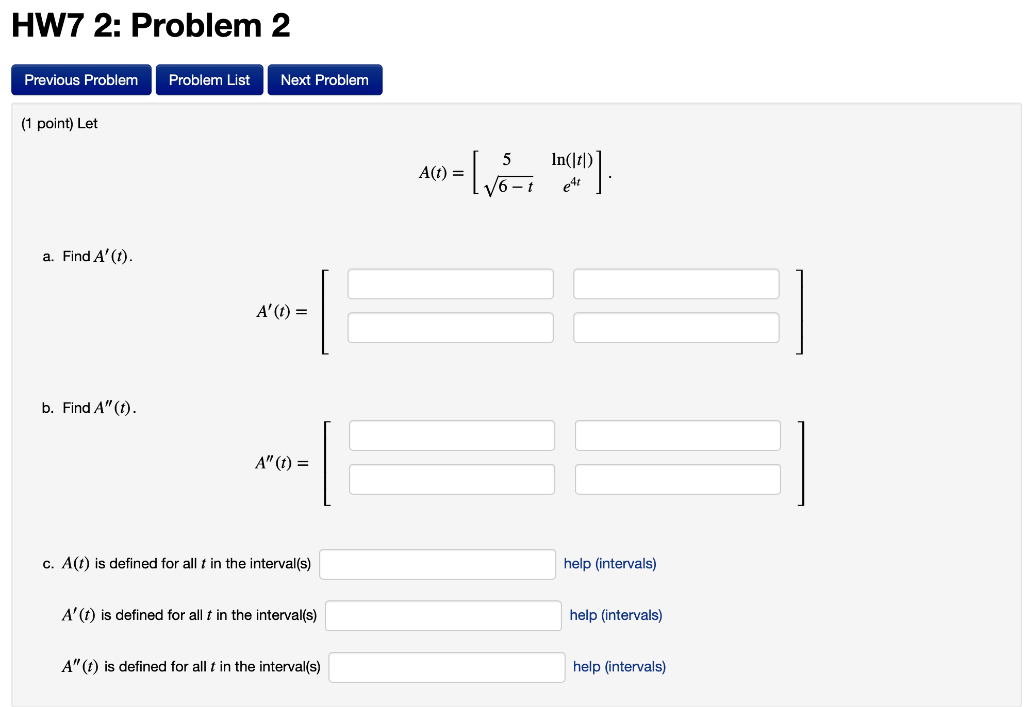 Solved HW7 2: Problem 2 Previous Problem Problem List Next | Chegg.com