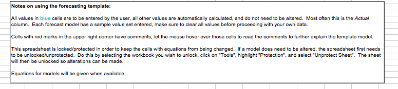 Use the attached Forecasting Template provided by the | Chegg.com