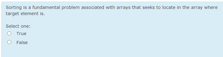 Solved Sorting is a fundamental problem associated with | Chegg.com