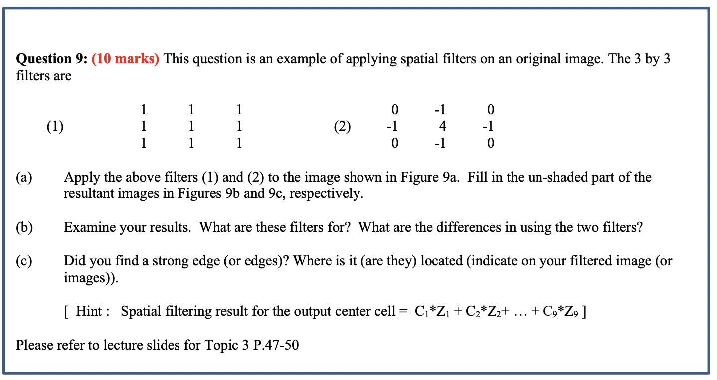 Solved Question 9: (10 marks) This question is an example of | Chegg.com