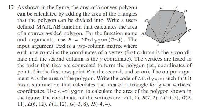 Solved F E D 17. As shown in the figure, the area of a | Chegg.com