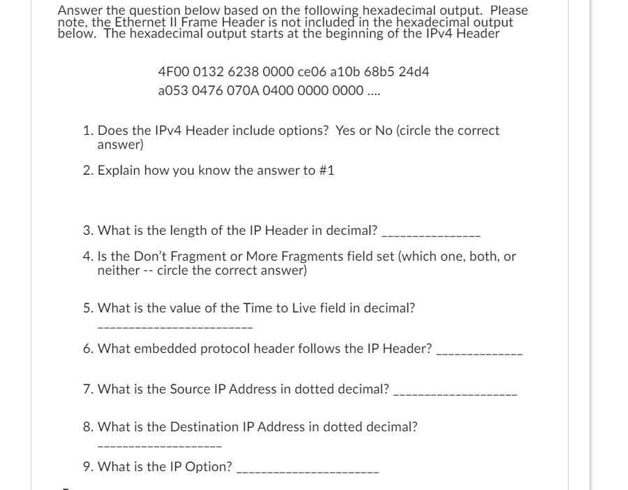 Solved Answer the question below based on the following | Chegg.com