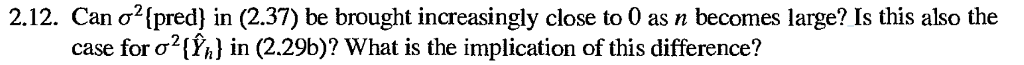 Solved 2.12. Can σ"(pred) in (2.37) be brought increasingly | Chegg.com