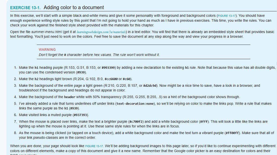 In this exercise, we'll start with a simple | Chegg.com