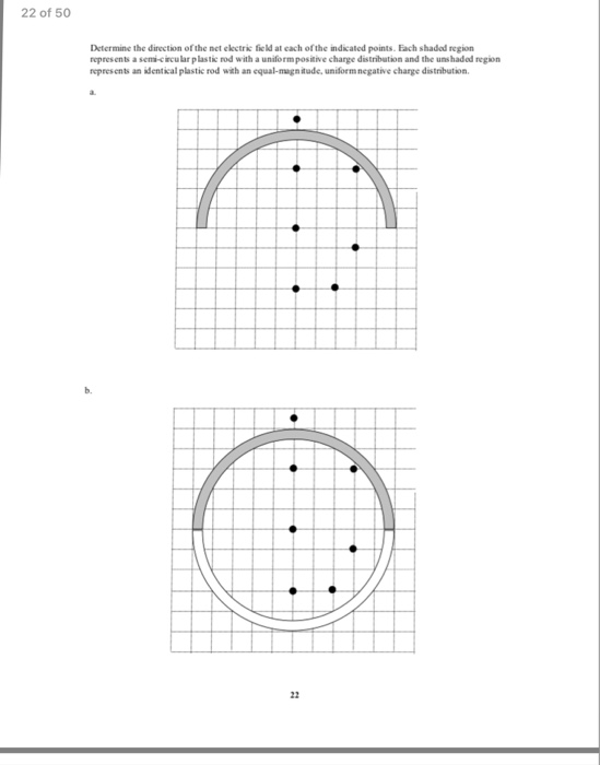 Solved Determine the direction of the net electric field at | Chegg.com