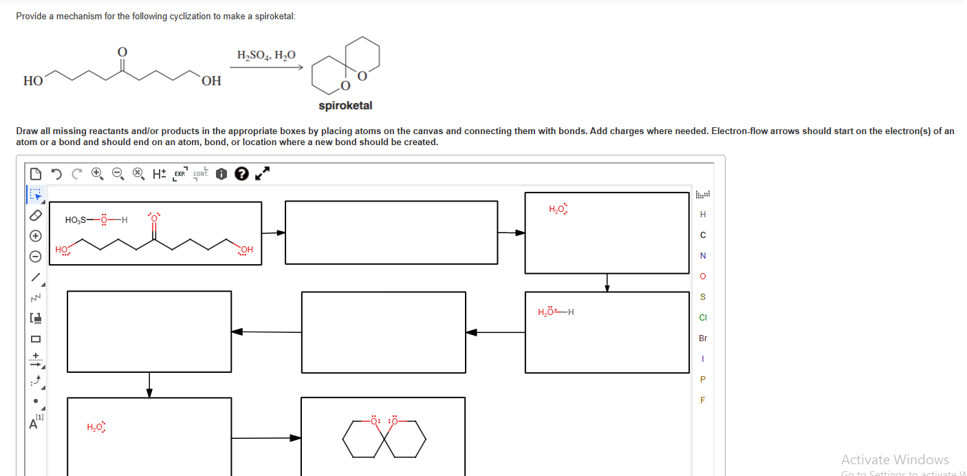 Solved Provide a mechanism for the following cyclization to | Chegg.com