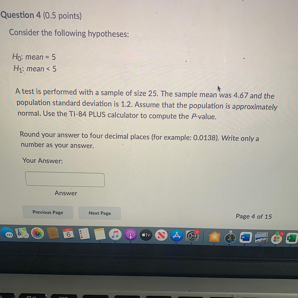 Solved Question 4 (0.5 points) Consider the following | Chegg.com