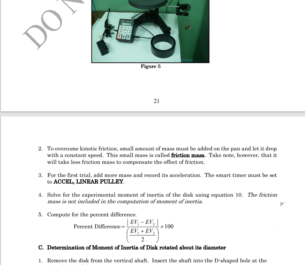 Solved EXPERIMENT NO. 103 MOMENT OF INERTIA INTRODUCTION | Chegg.com