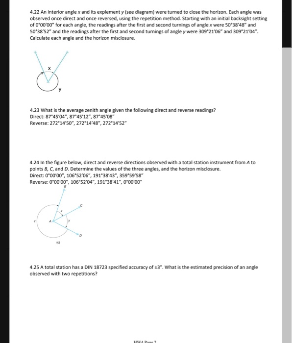 4.22 An interior angle x and its explement y (see | Chegg.com