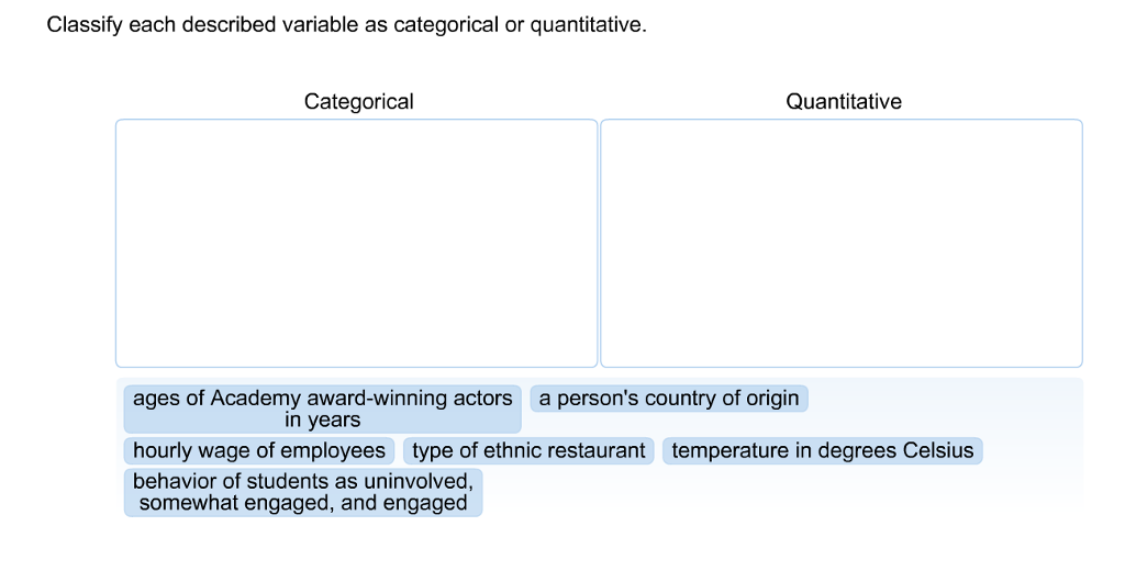 Solved Classify each description as either an observational | Chegg.com