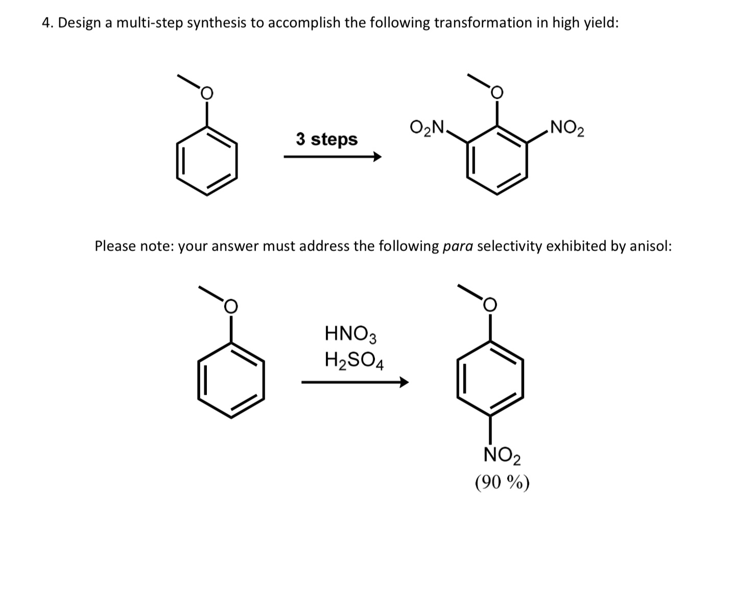 Solved Design a multi-step synthesis to accomplish the | Chegg.com