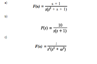 Solved Apply the initial value and final value theorem for | Chegg.com