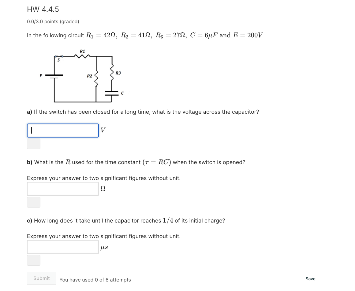 Solved HW 4.4.5 0.0/3.0 points (graded) In the following | Chegg.com